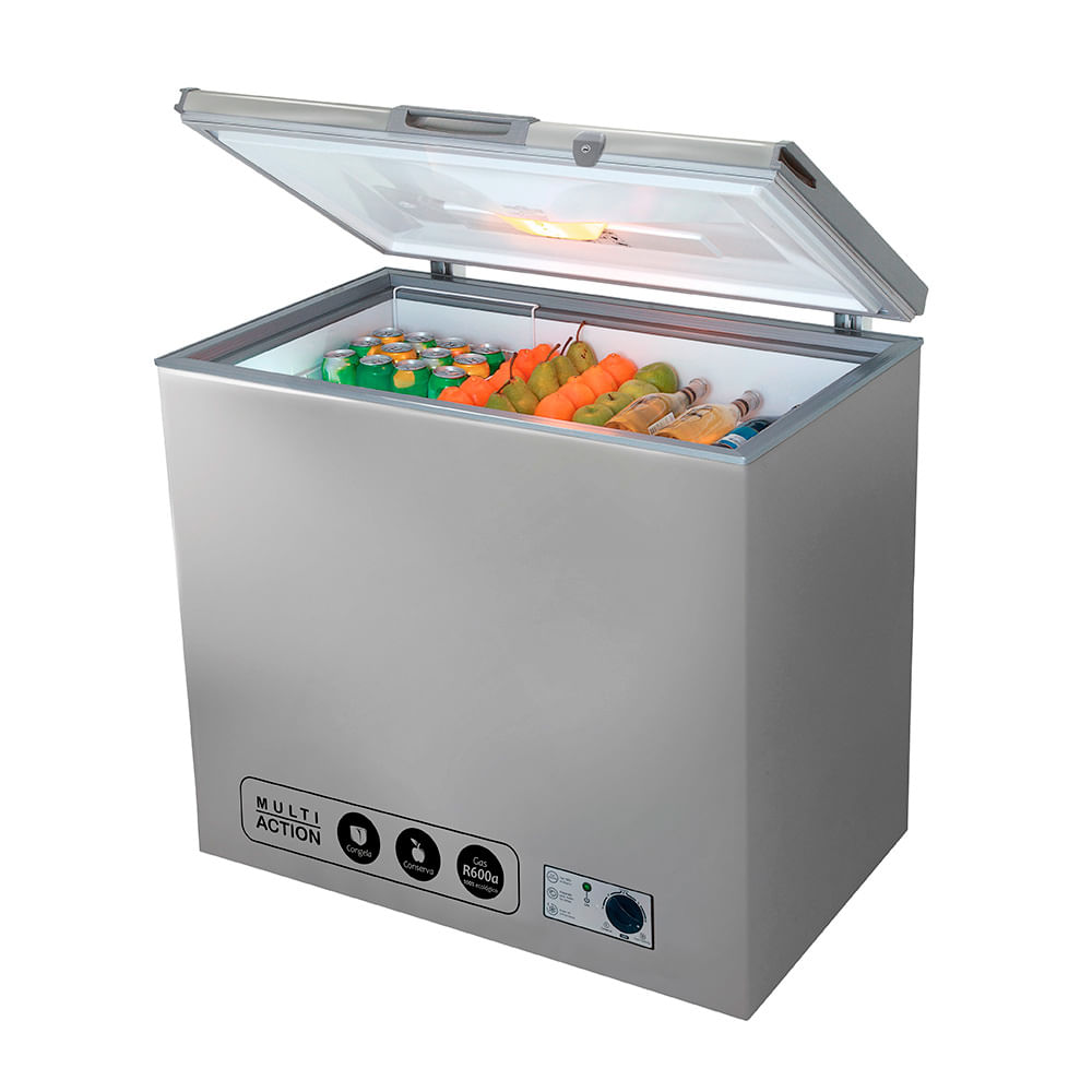 Congeladora Coldex 247L silver CHM25AS101 - Real Plaza