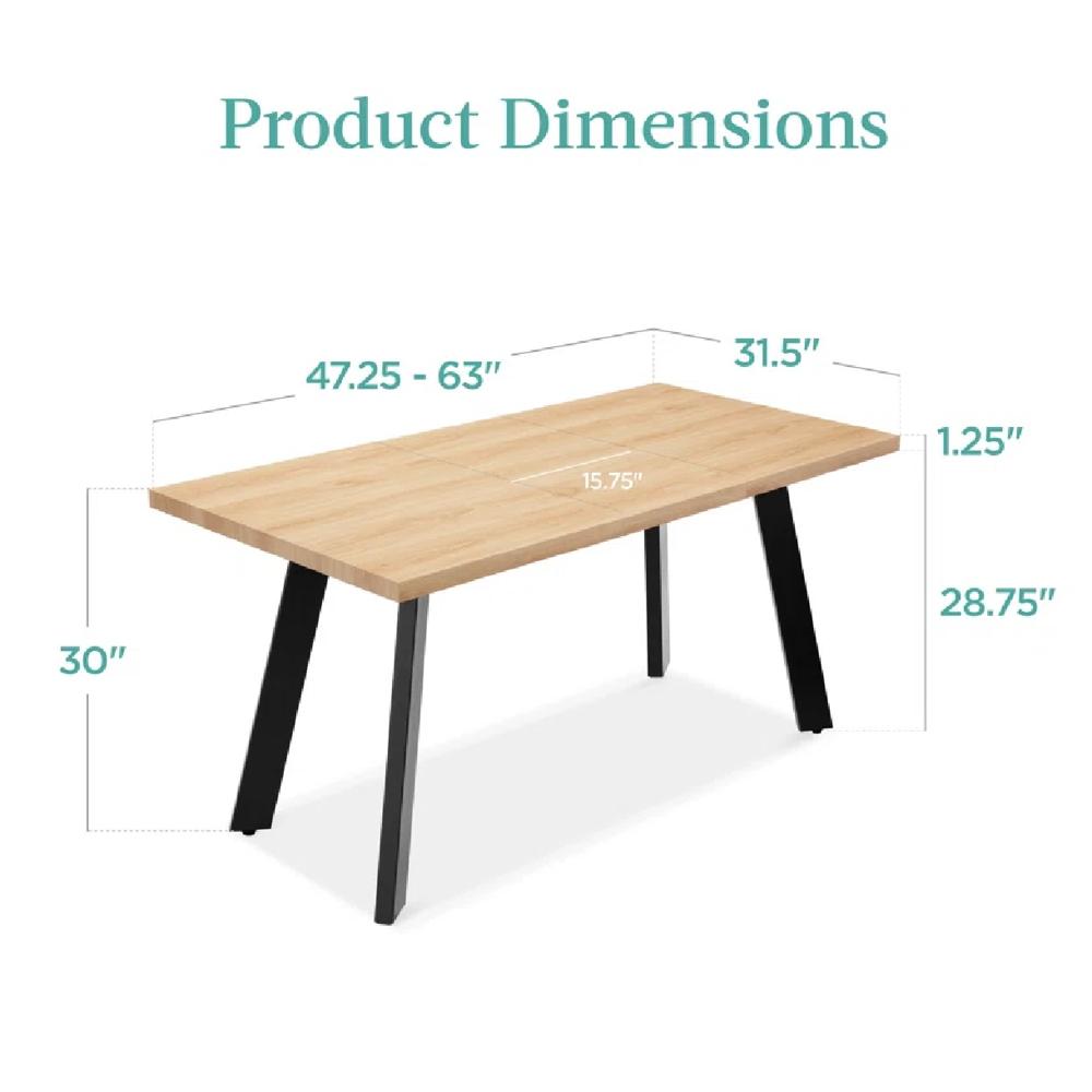 Mesa de Comedor Clásica TU MESITA Marín color Duna - Real Plaza