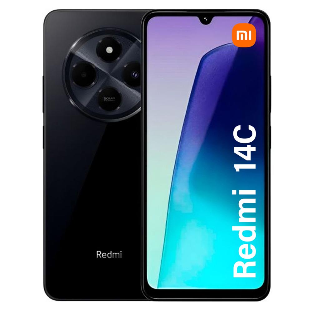 Celular XIAOMI Redmi 14C Midnight Black 4GB RAM 256GB ROM - Real Plaza