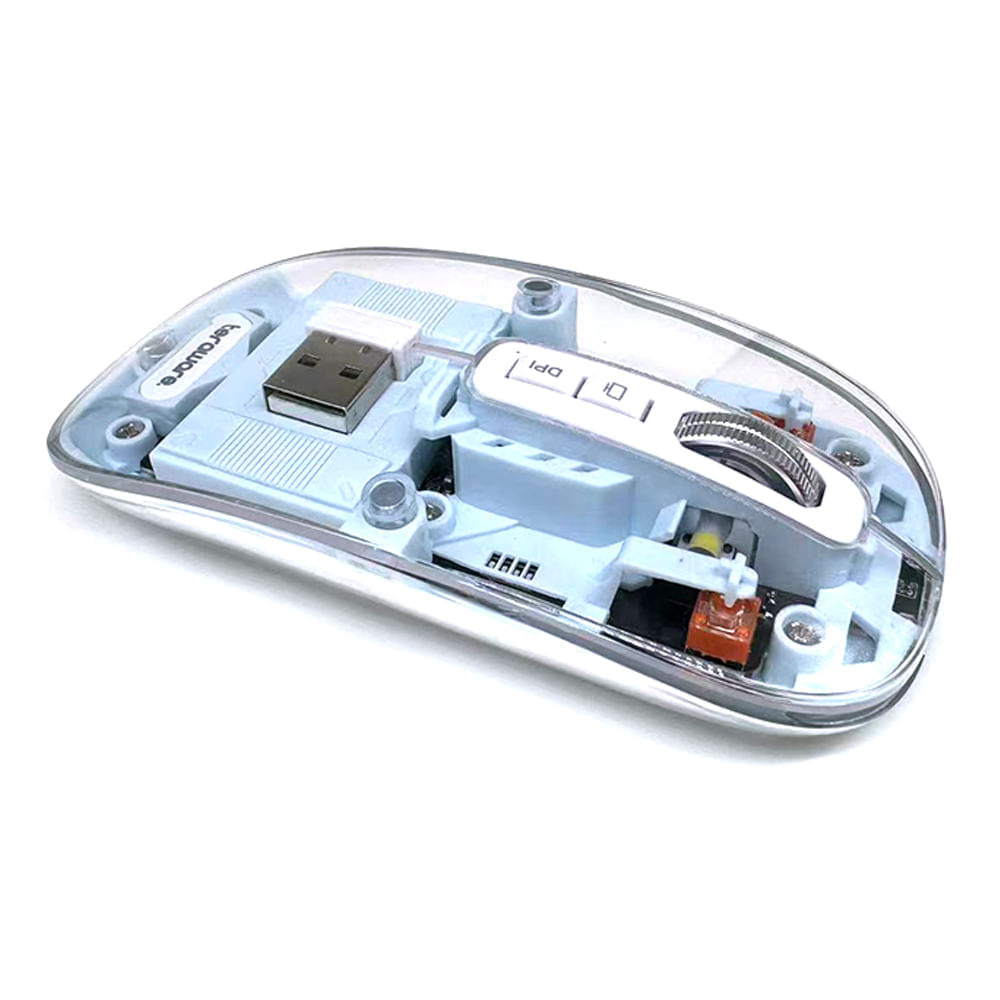 Mouse inalámbrico Teraware TERAMOUSEBLUE bluetooth, 1600 dpi, 4 botones ...