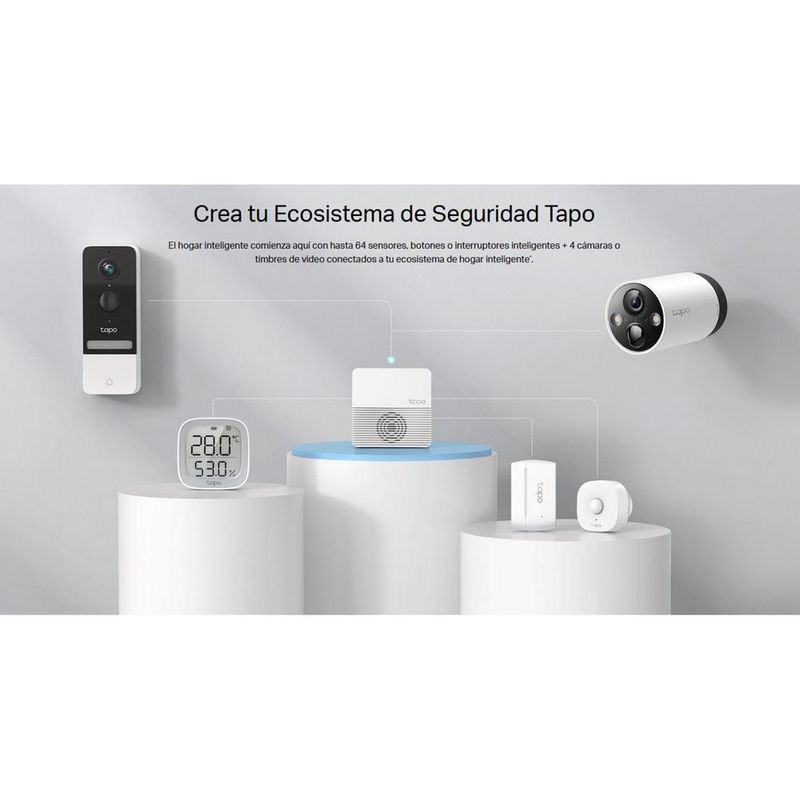 Hub Concentrador Tapo H200 Tp Link hasta 64 Zonas Micro Sd 64GB - Real ...