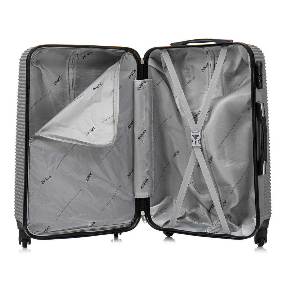 Maleta Grande Dukap Royal Plata - RYGP - Real Plaza