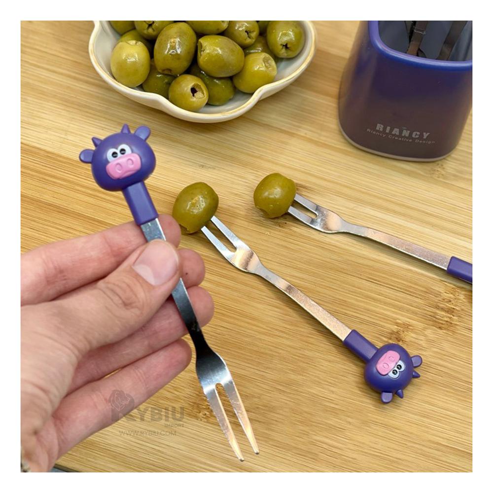 Cubierto Moderno y Bonito de Color Morado Y+Regalo Stickers - Real Plaza