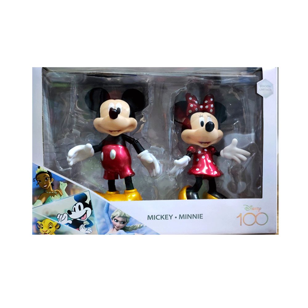 Set de Figuras Articulables Mickey Mouse y Minnie Mouse - Real Plaza