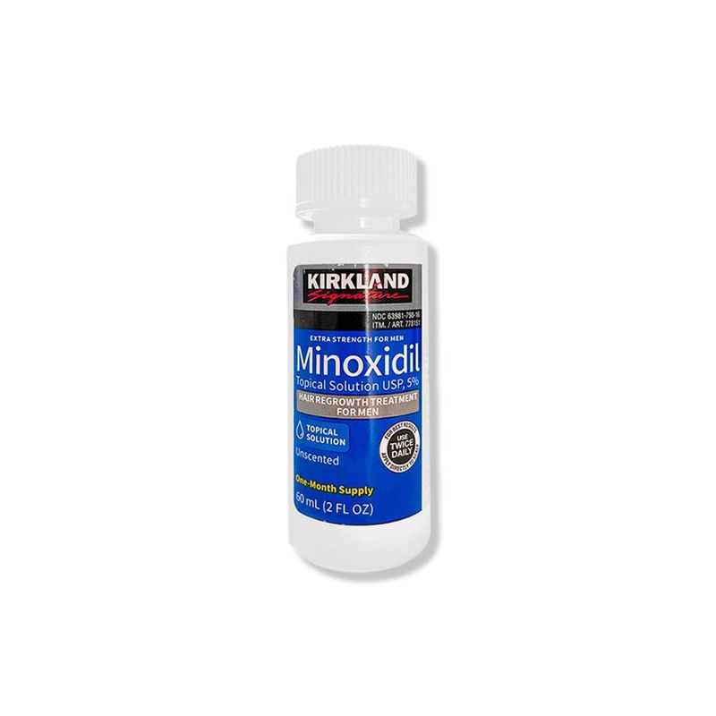 2 Minoxidil Liquido Kirkland + Locion Minoxin 60ml - Real Plaza