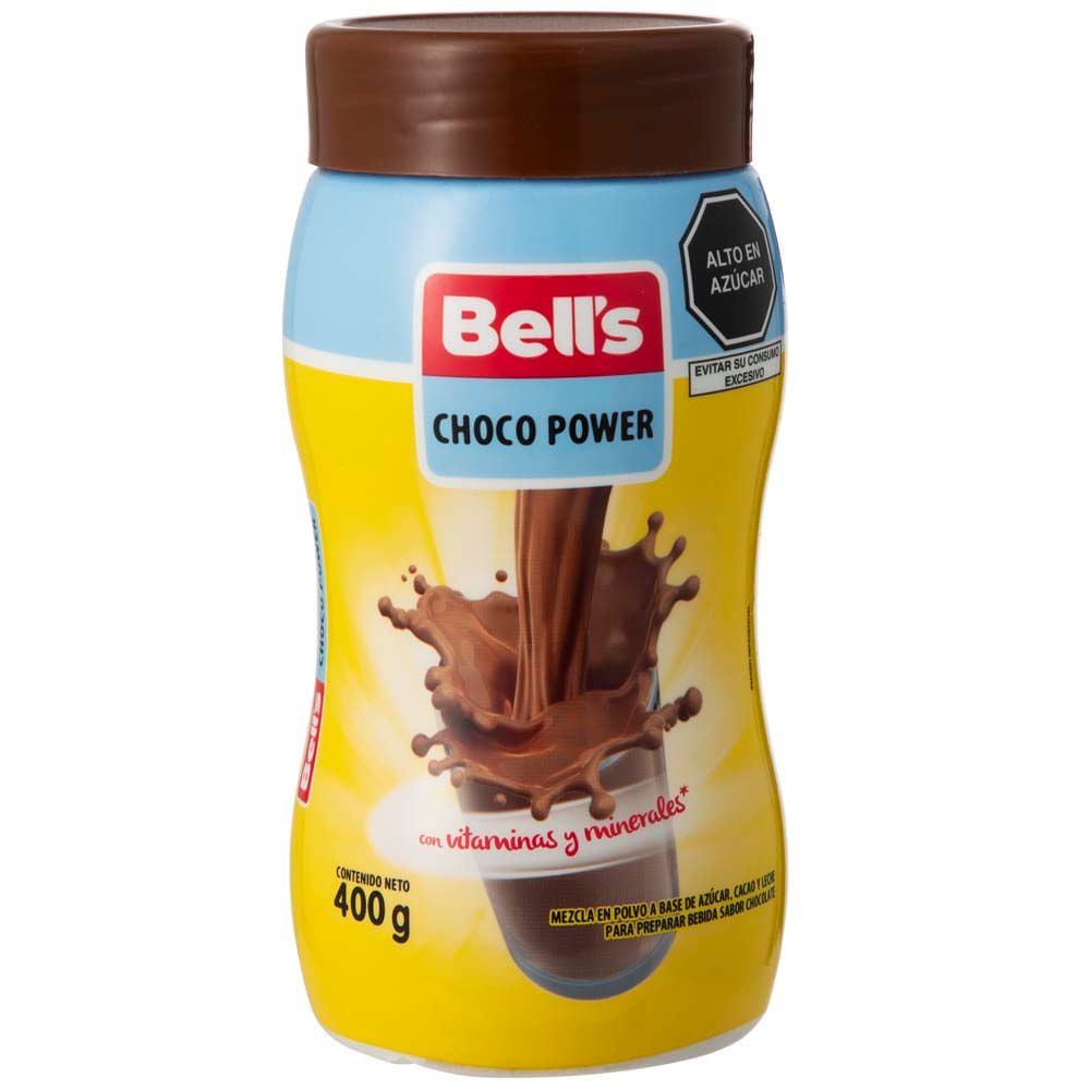 Choco Power BELL'S Frasco 400g - Real Plaza