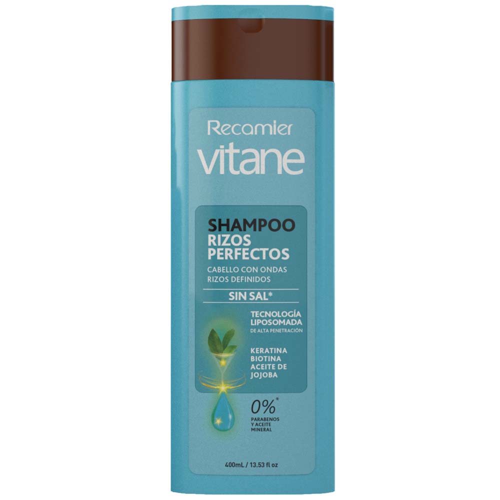 Shampoo Recamier VITANE Rizos Perfectos Frasco 400ml - Real Plaza