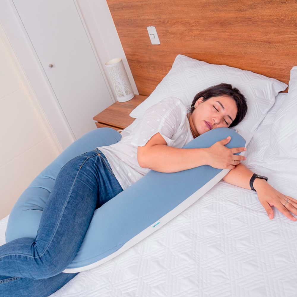 Cojín de descanso Pre y Post Natal Azul MATERNELLE - Real Plaza Cojín de descanso Pre y Post Natal Azul MATERNELLE - Real Plaza