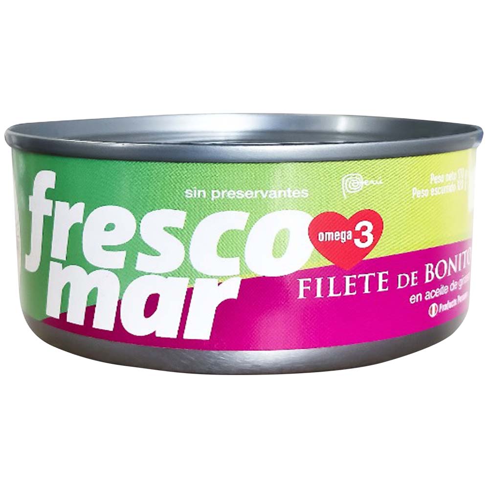 Filete de Bonito FRESCOMAR en Aceite Vegetal Lata 170g - Real Plaza