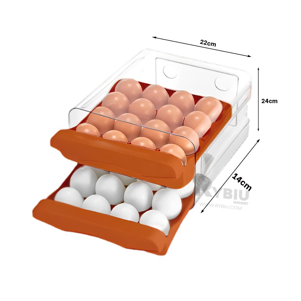 Estante Practico Doble Bandeja Anaranjado Y+Regalo Stickers - Real Plaza