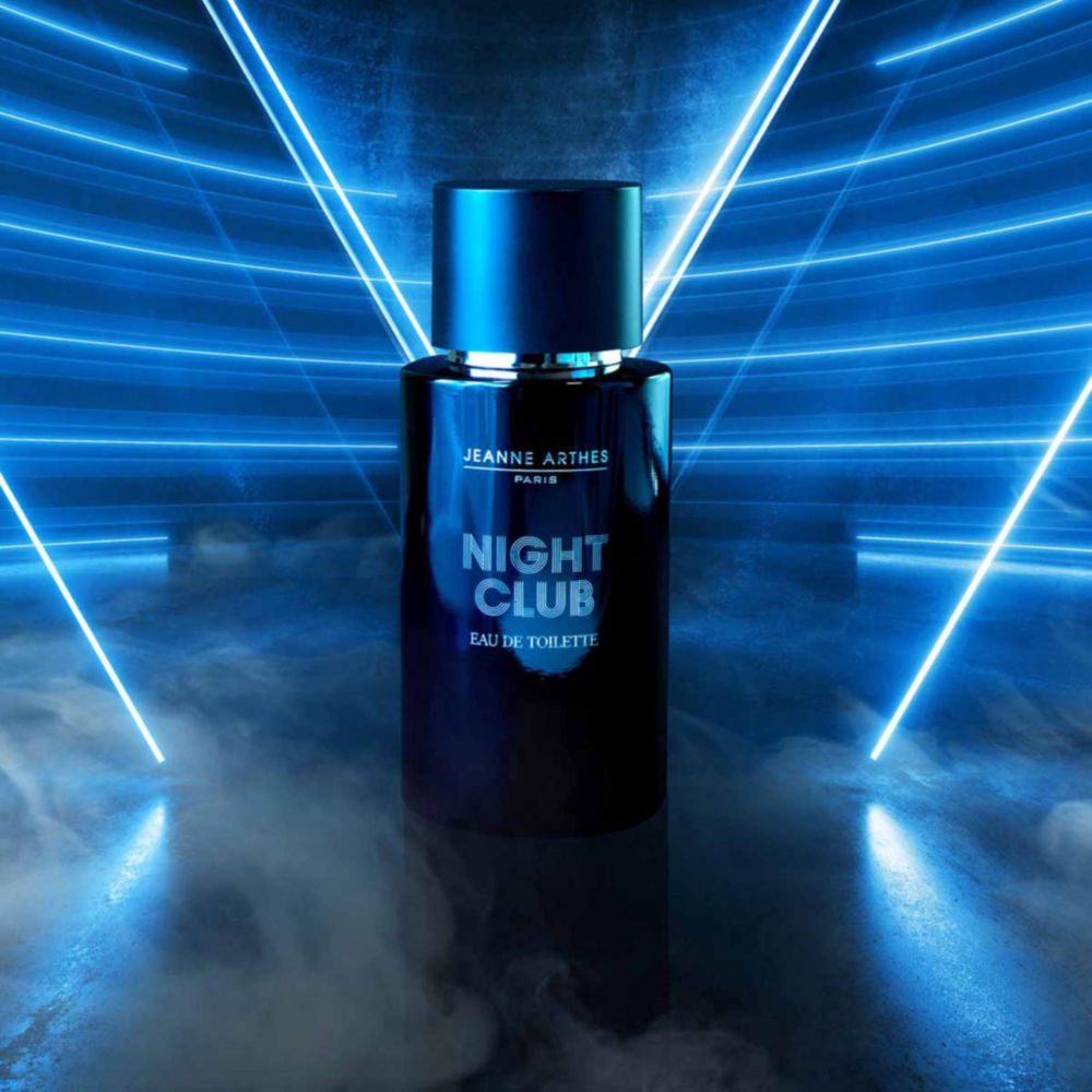 Set De Perfume Night Club Jeanne Arthes Para Hombre Edt 100 Ml + Gel De ...