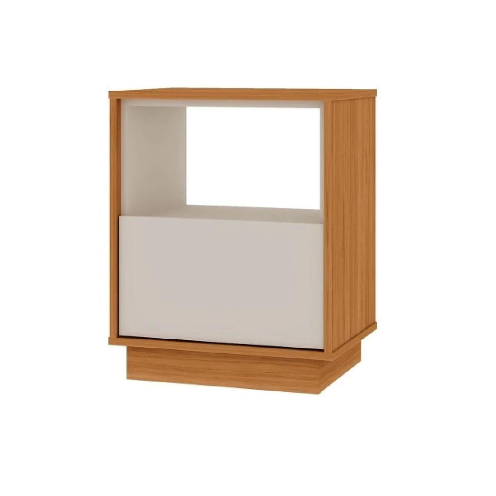 Mesa de Noche Multiusos TU MESITA Falcon Melamina 18mm 1 cajón Color ...