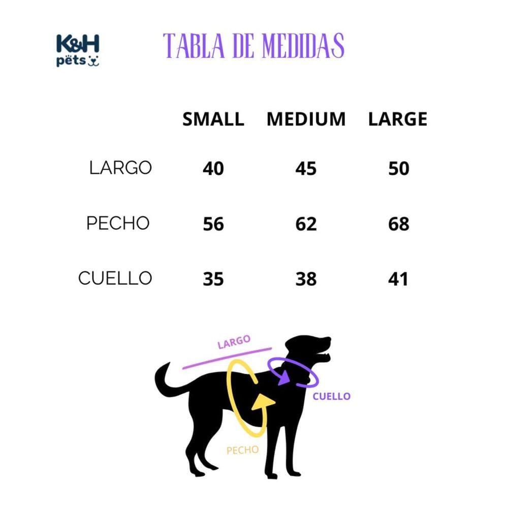 Chompa Para Perro KyH Pets Talla S Print Marrón - Real Plaza