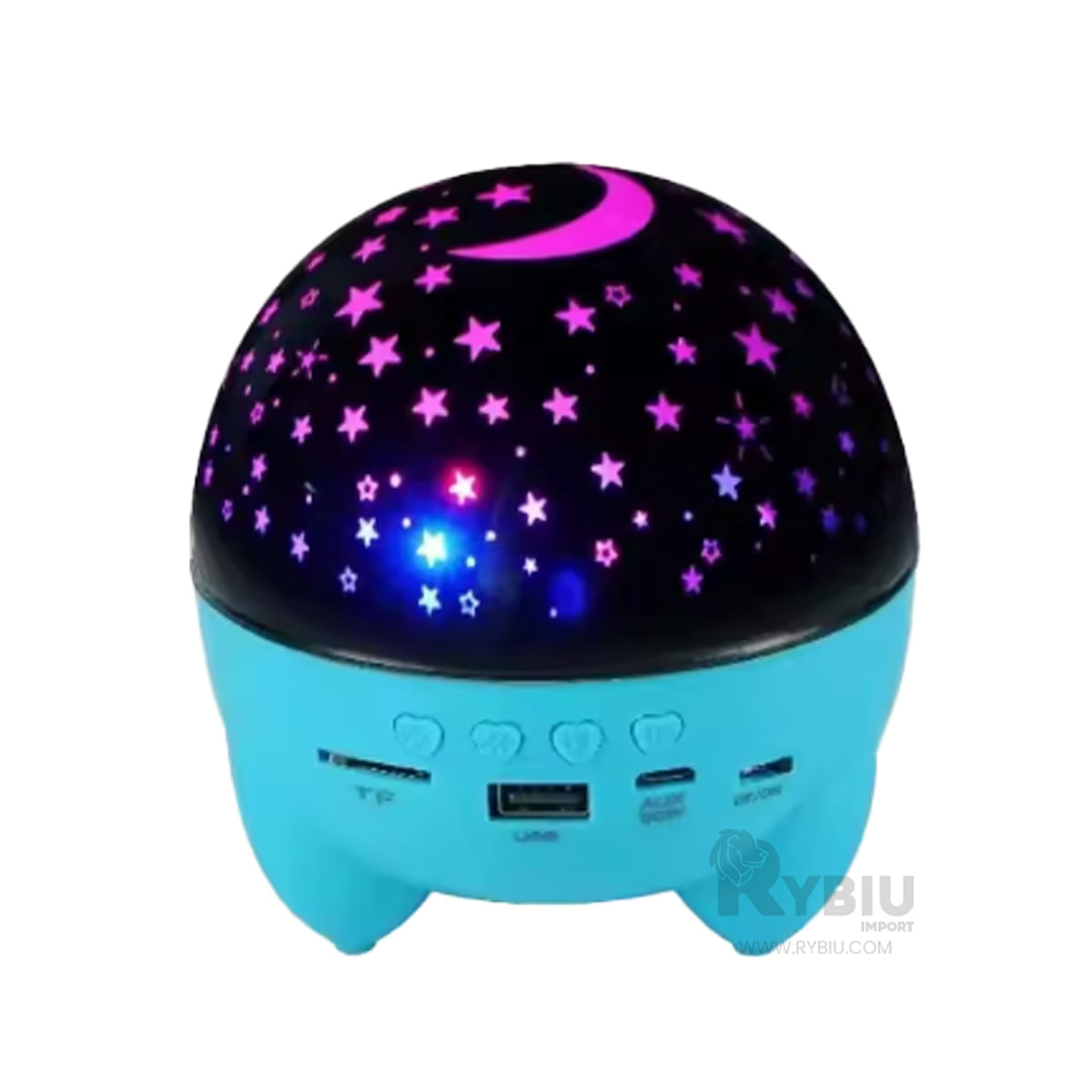 Proyector Moderno y Util Tono Celeste Y+Papel de Regalo - Real Plaza