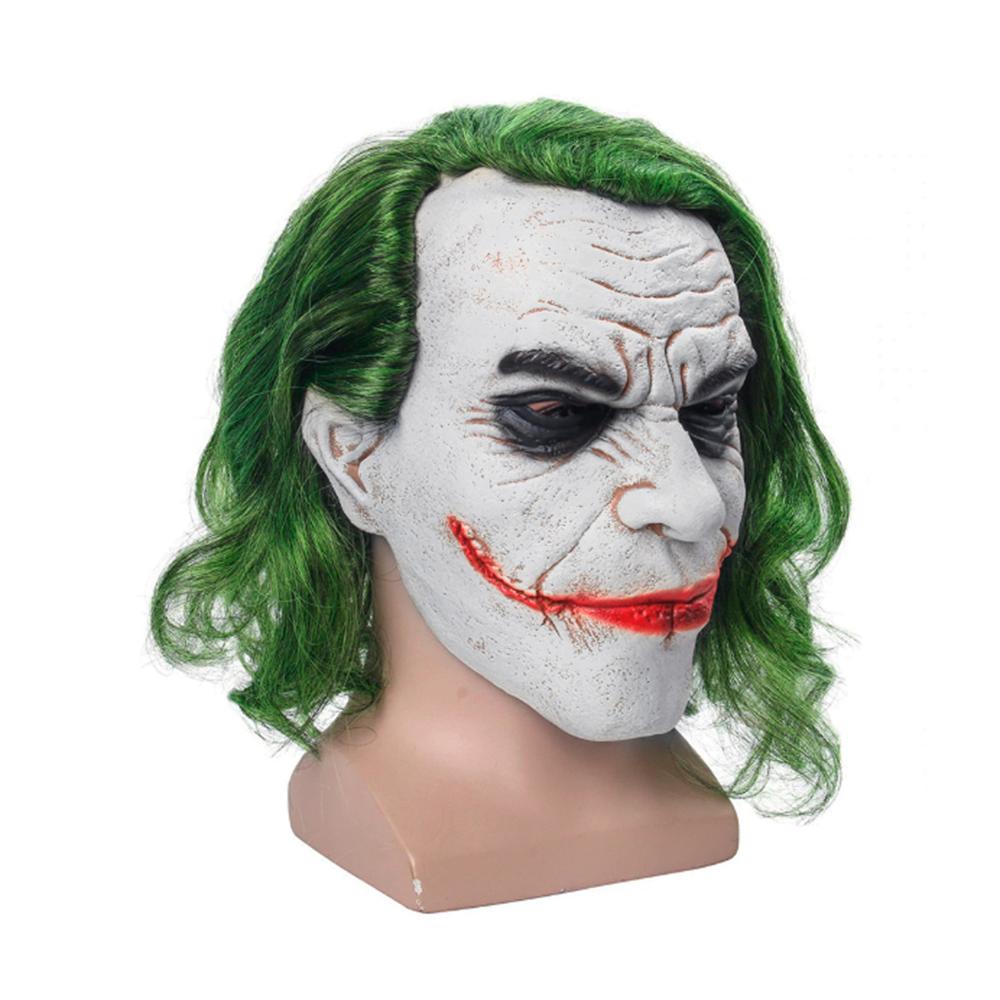 Máscara de Joker The Dark Knight Estilo Blanco para Halloween y Cosplay ...