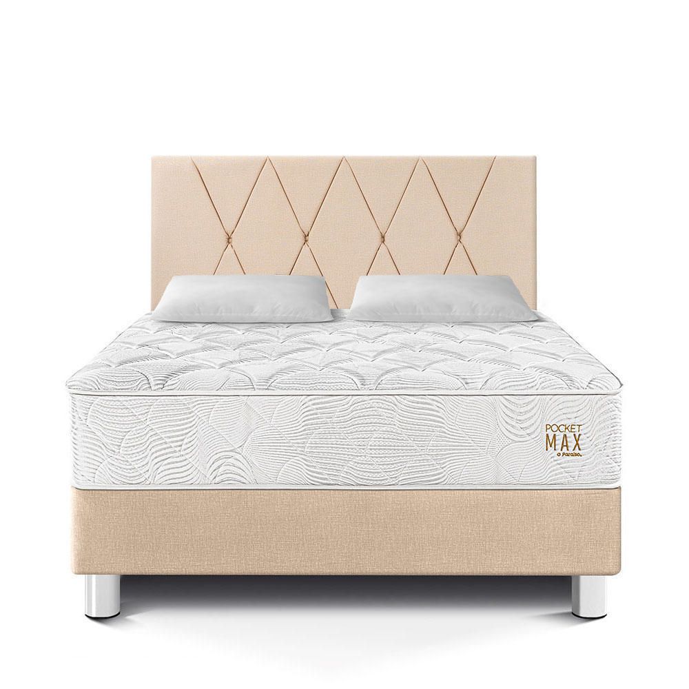 Dormitorio Pocket Max Queen Champagne - Real Plaza