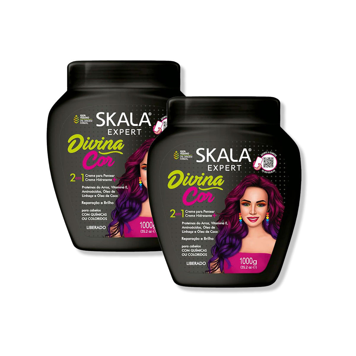 Crema Tratamiento Capilar Divina Cor Skala Expert 1000G 2 Uni - Real Plaza