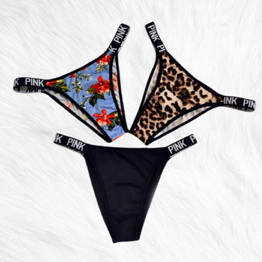 Tripack de Ropa Interior Pink Modelo Slip - Real Plaza