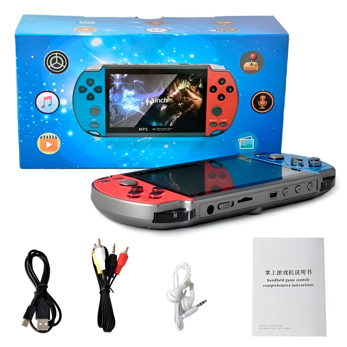 Consola de Videojuegos MP5 Controlador y Salida de TV - Real Plaza