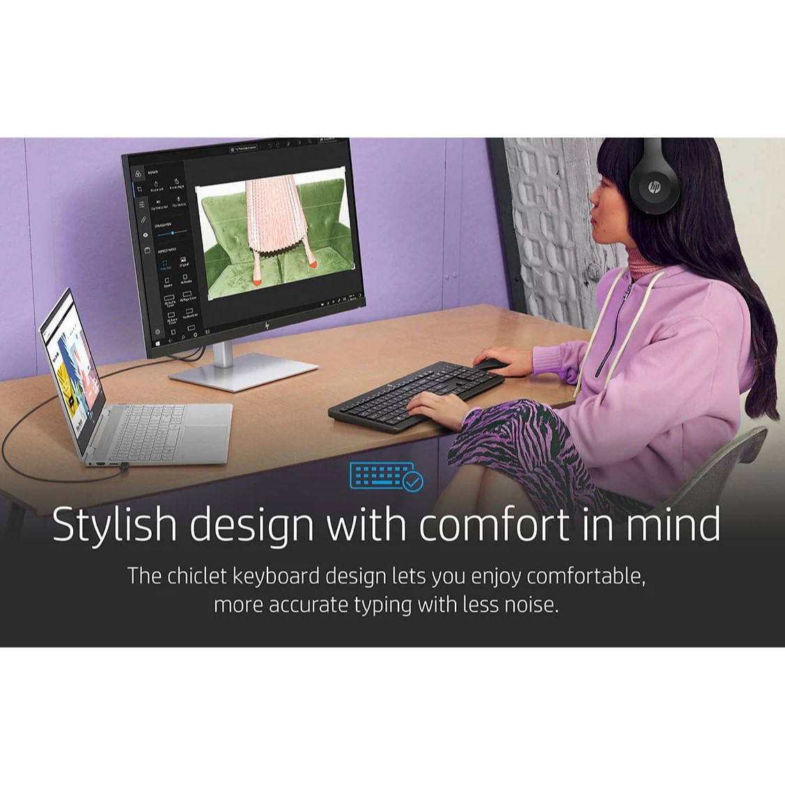 Kit Teclado y Mouse Inalámbrico HP 235 Negro Español - 1Y4D0AA - Real Plaza