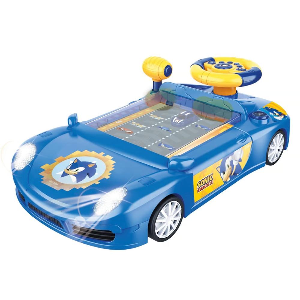 Carro Auto de Carrera Consola SONIC con Luces y Sonido - Real Plaza