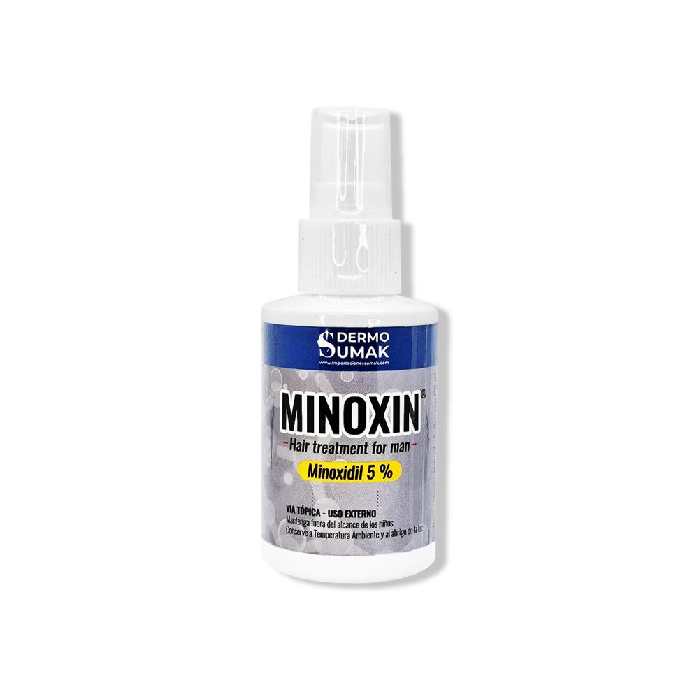 Locion Minoxin 60Ml + Minoxidil Liquido 60Ml - Real Plaza