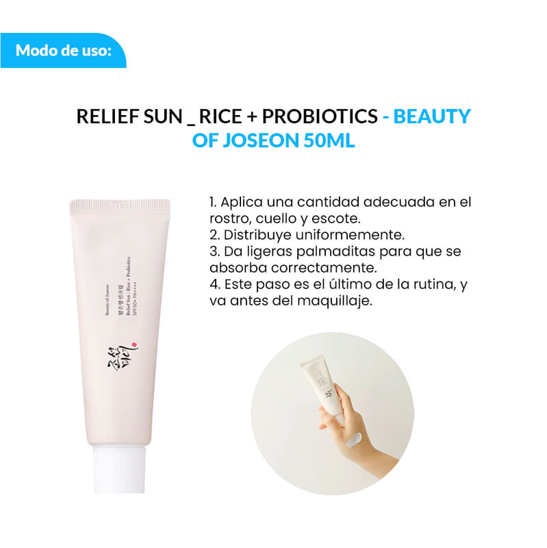 Relief SunRice + Probiotics Beauty 50ml - Real Plaza