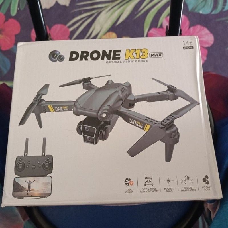 Drone K13 Max - Triple Camara HD - Shooting con Estuche y Repuesto - Real Plaza
