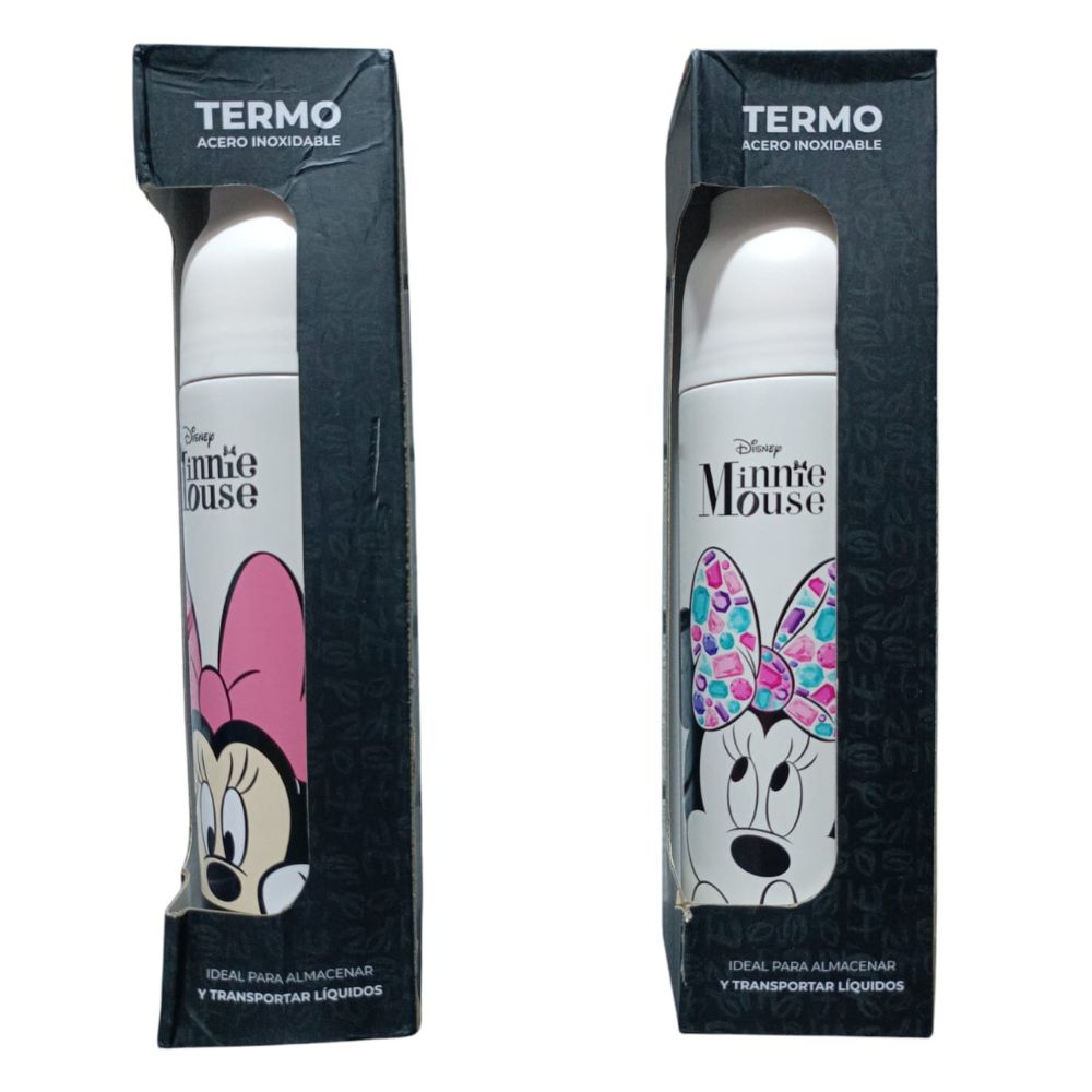 Termo Disney Minnie Mouse Acero de 750 ml - Real Plaza