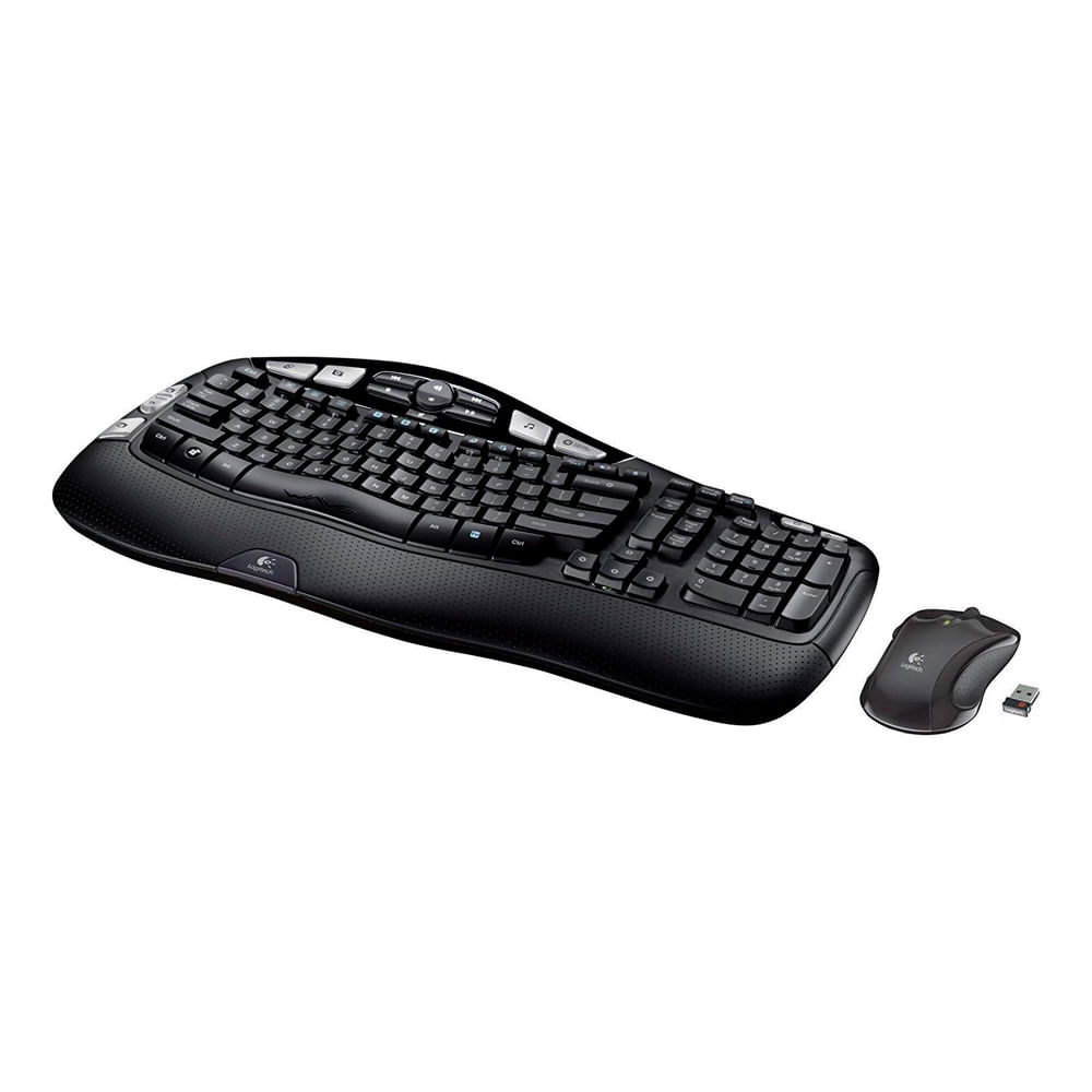 Logitech MK550 Wireless Wave K350 Combo de teclado y mouse - Real Plaza