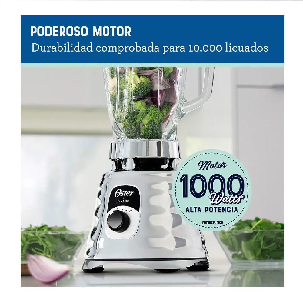 Licuadora Clasica Oster BLST4655 3 Velocidades 700W - Real Plaza