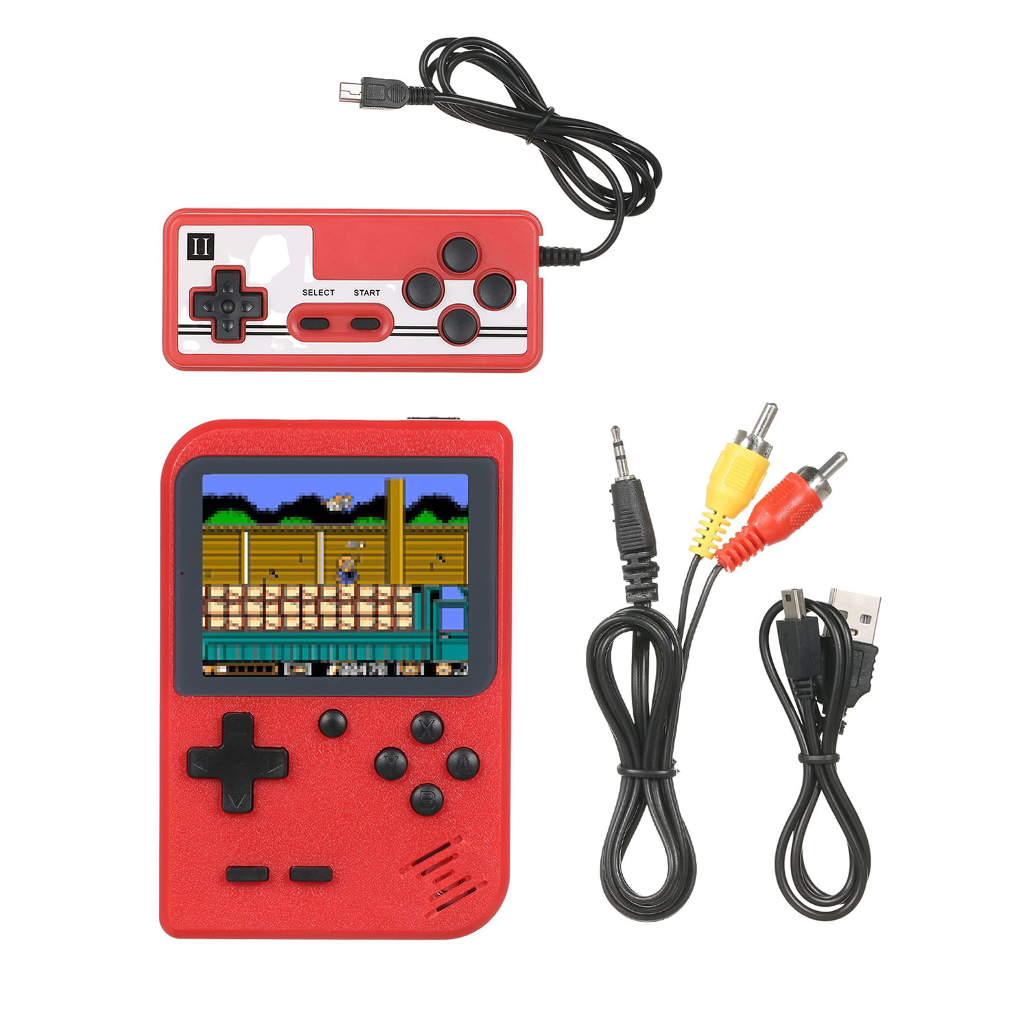 Consola De Juegos Portátil Con Gamepad Pantalla A Todo Color De 2,8 ...