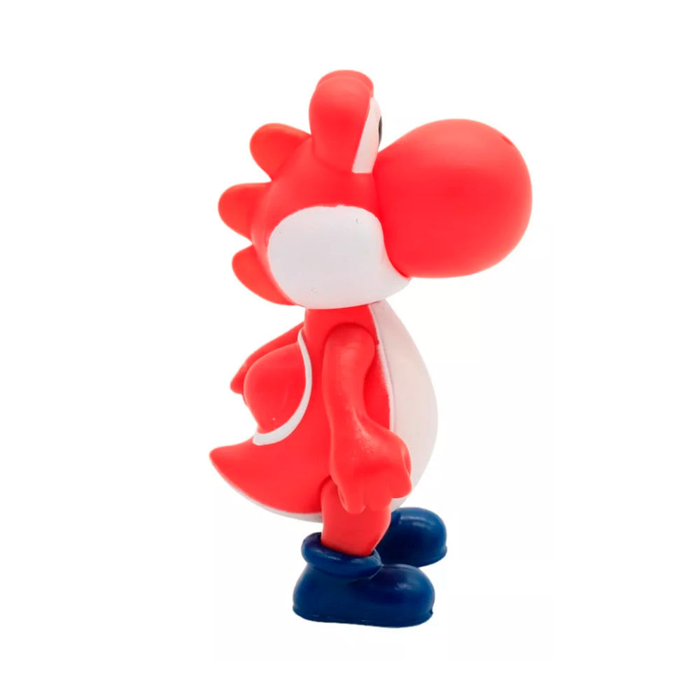 Muñeco Juguete Super Mario Bros - Figura Yoshi Rojo Colección 12 cm ...
