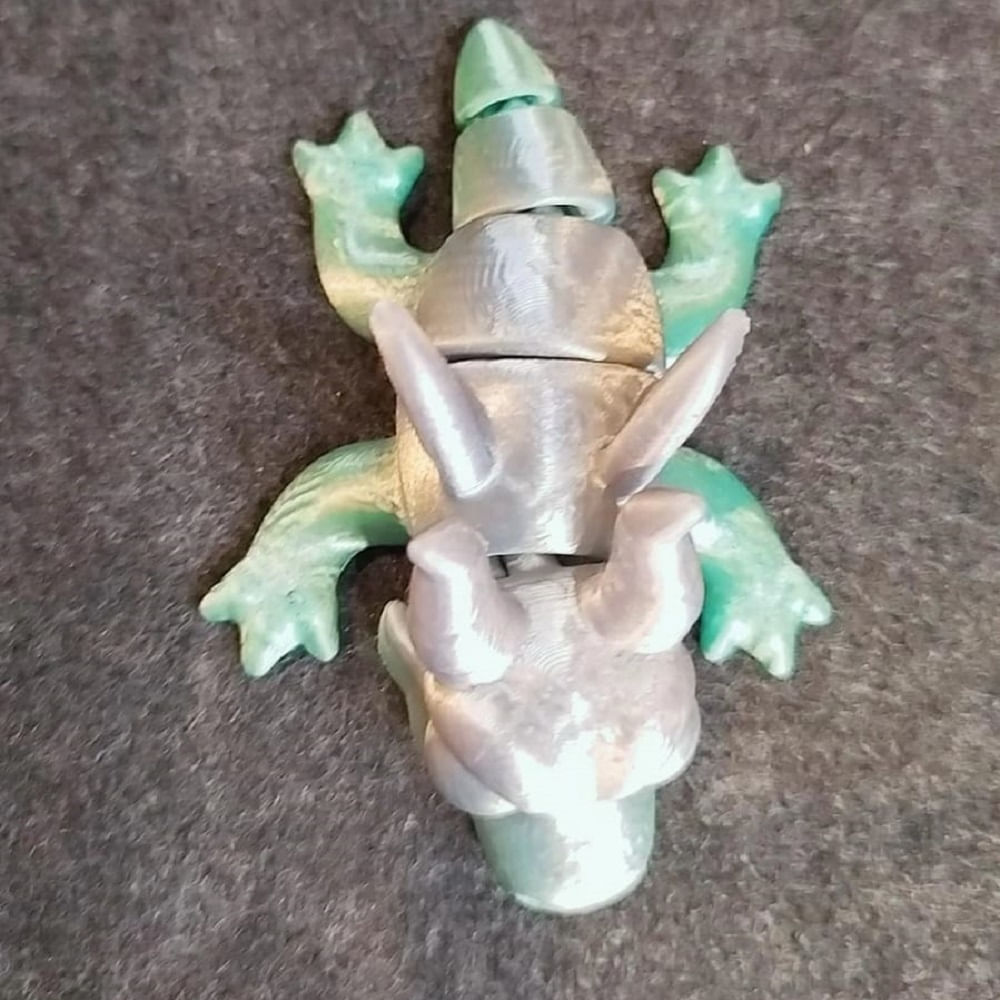 Mini Dragon articulable 3D GEEKS PERU PLA Seda Multicolor - Real Plaza