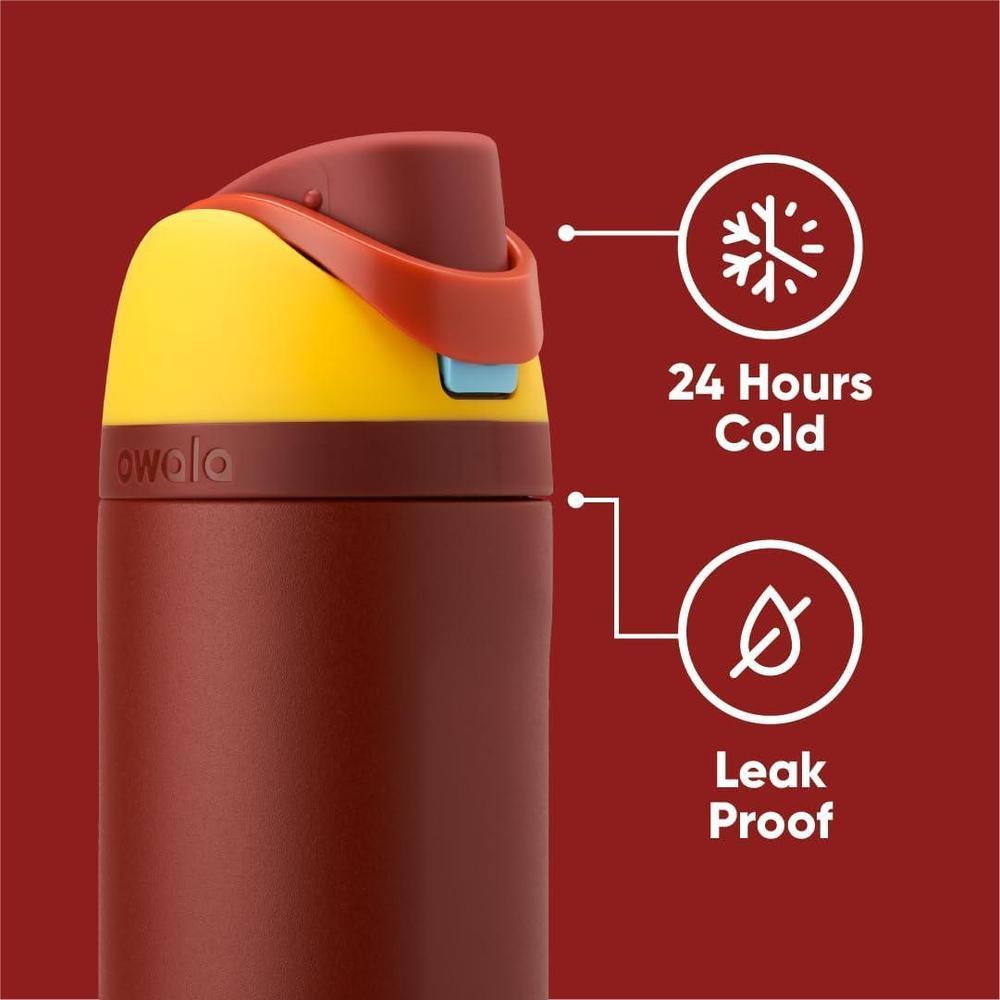 Owala FreeSip | Diseño Marvel con pajilla y aislamiento - Real Plaza