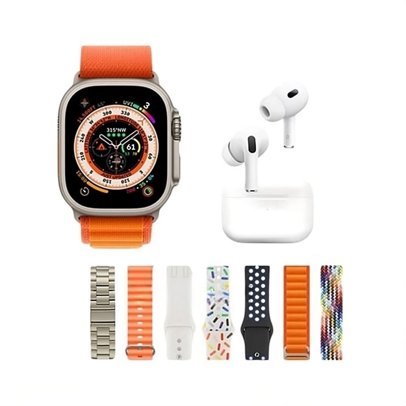 Smartwatch Smartwatch I20 ULTRA 2 MAX Naranja - Real Plaza