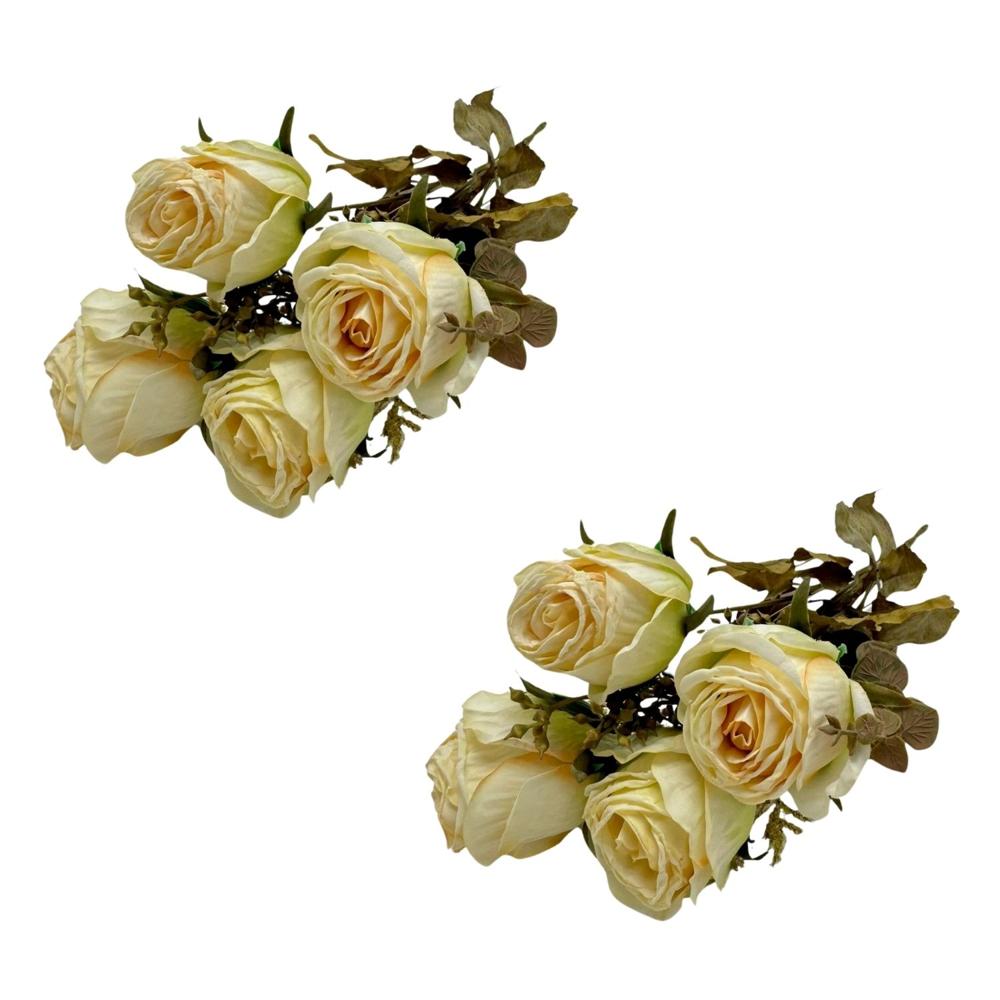 Pack de 2 Bouquets De Rosa En Boton 8221-CR FLORIPASTORE - Real Plaza