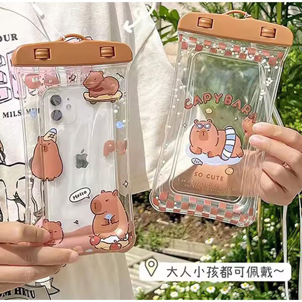 Funda Capibara Protector Celular Agua Acuatico Capi - Real Plaza