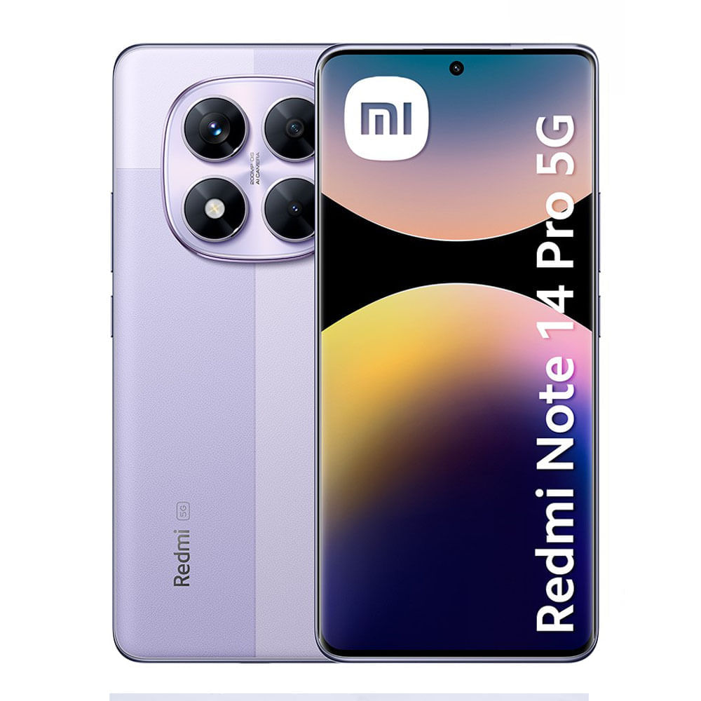 Celular Xiaomi Redmi Note 14 Pro 5G 256GB, 8GB ram, cámara principal ...