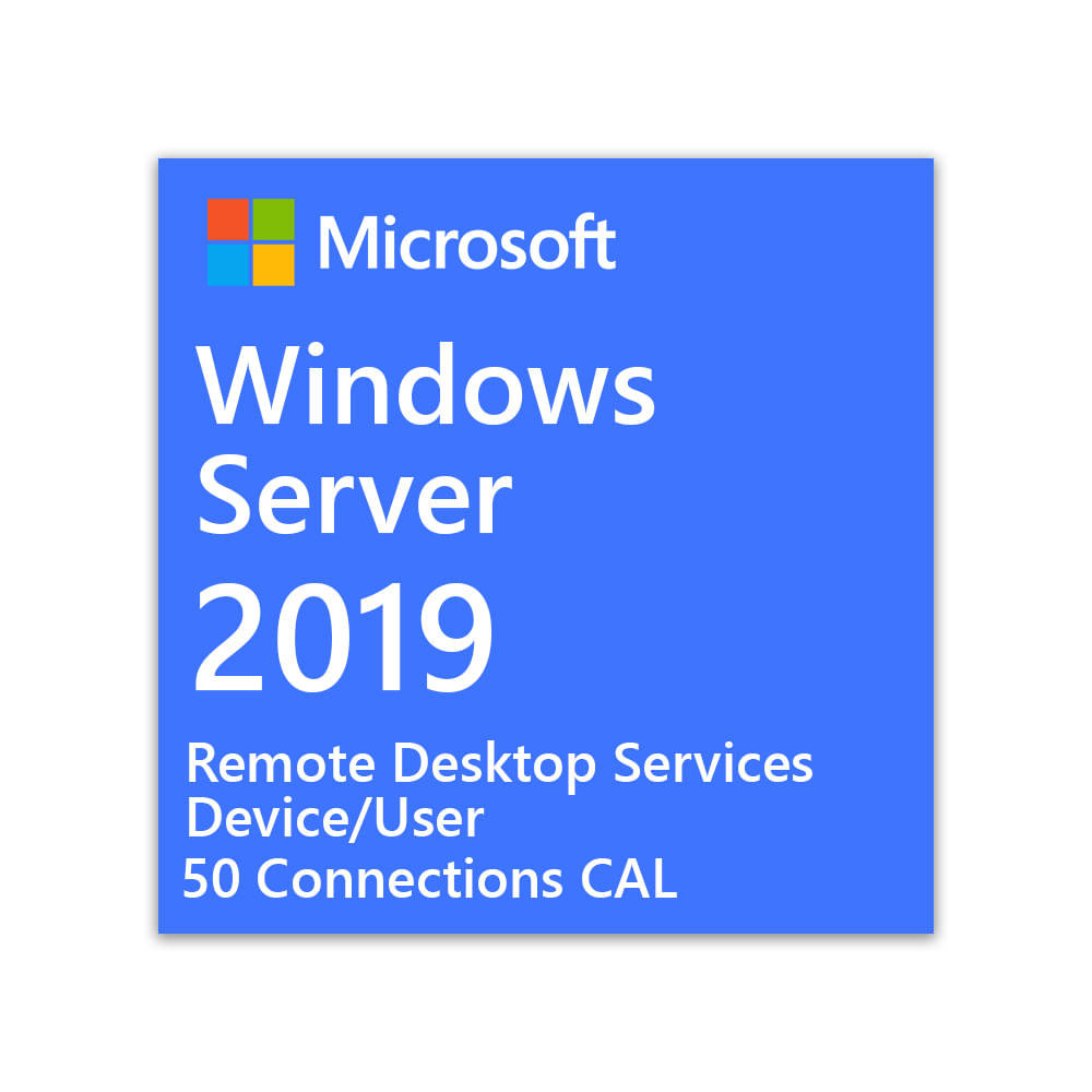 Windows Server 2019 – 50 RDS Users/Devices CAL - Real Plaza