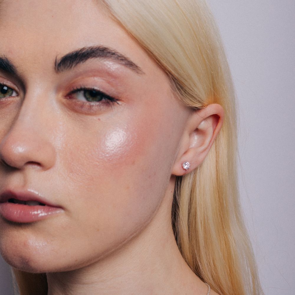 Studs con Circón Blanco de Plata 925 - Real Plaza