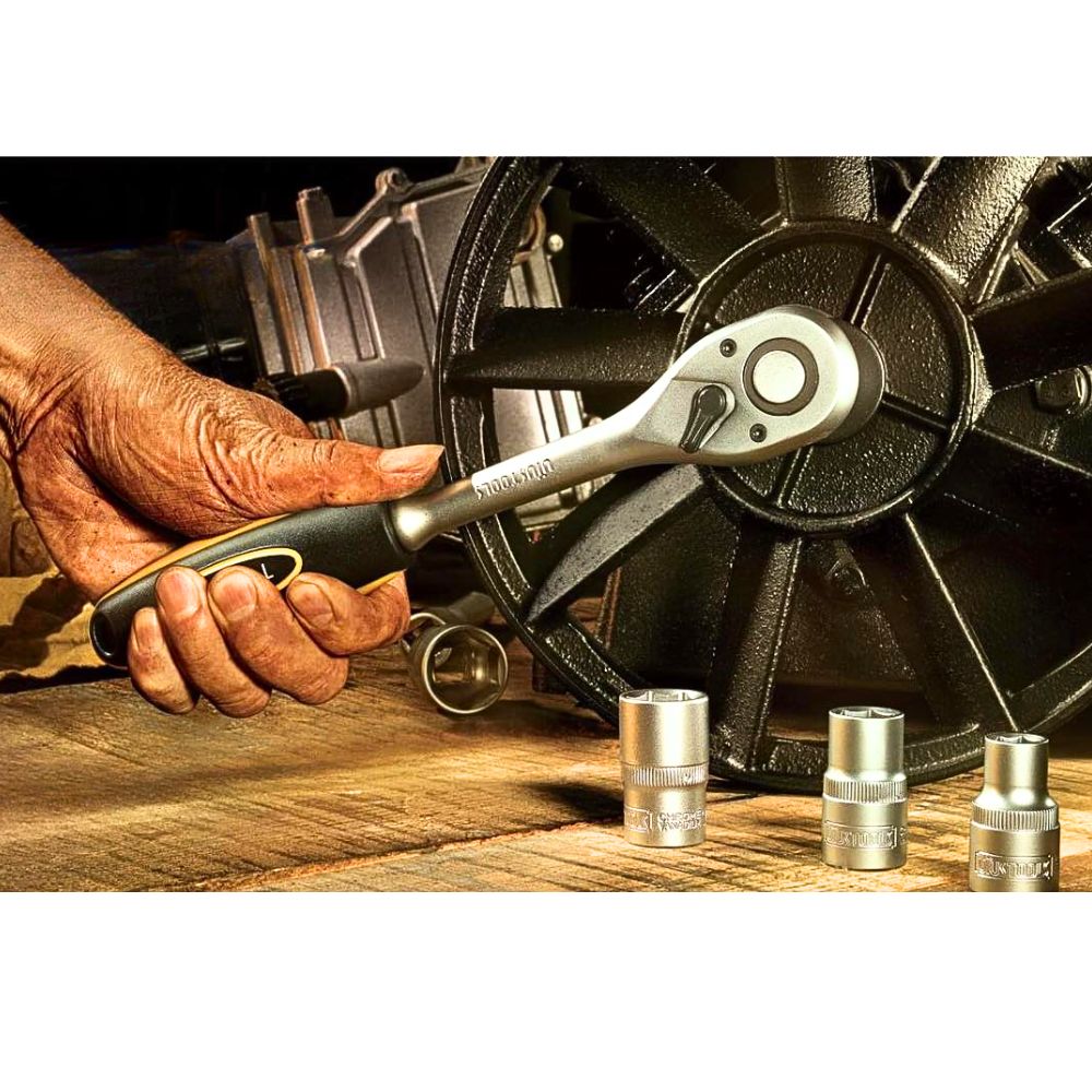 Set Ratchet 1/2" Dados 20 Piezas, UYUSTOOLS - Real Plaza