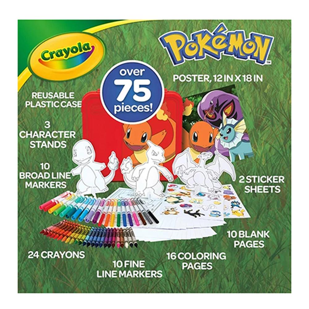 Crayola Pokemon Coloring Art Set Charmander - Real Plaza