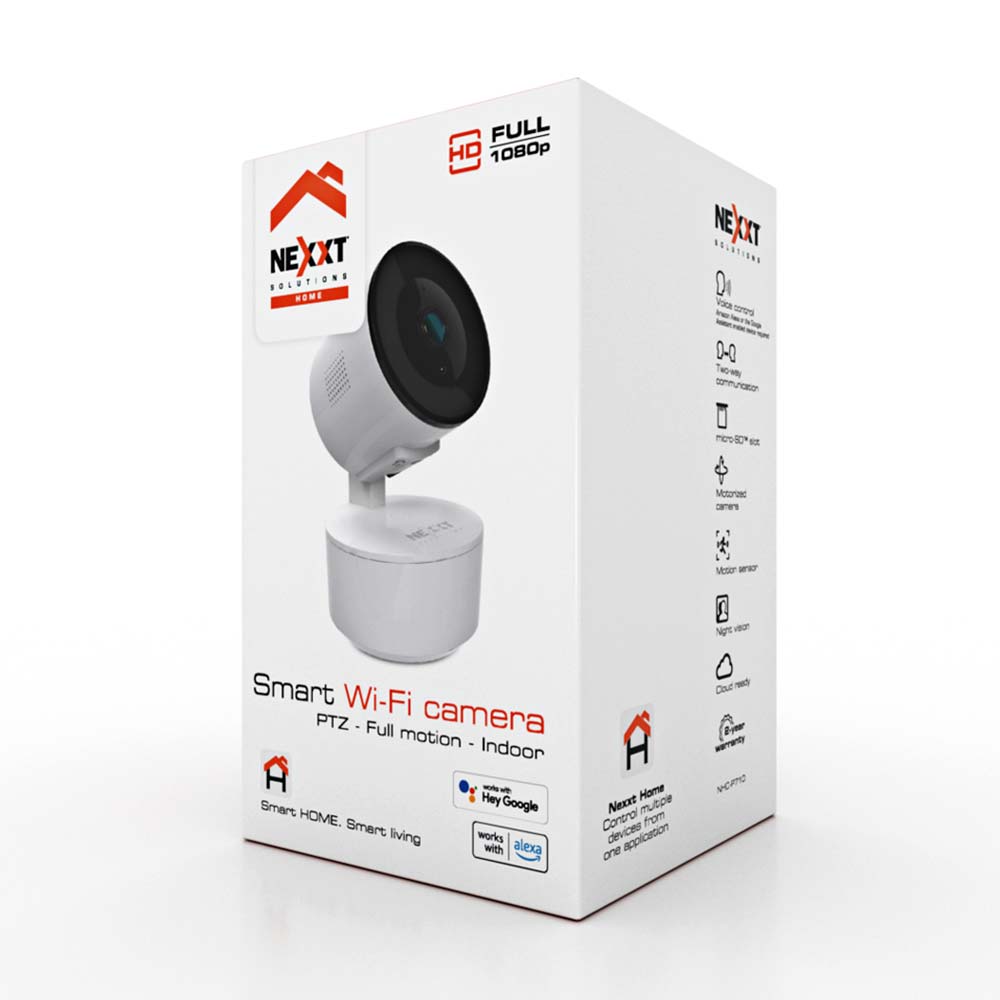 COMBO Cámara Smart Nexxt Home MM107NXT23 Rj45 Ptz Exterior 2K 5mp ...