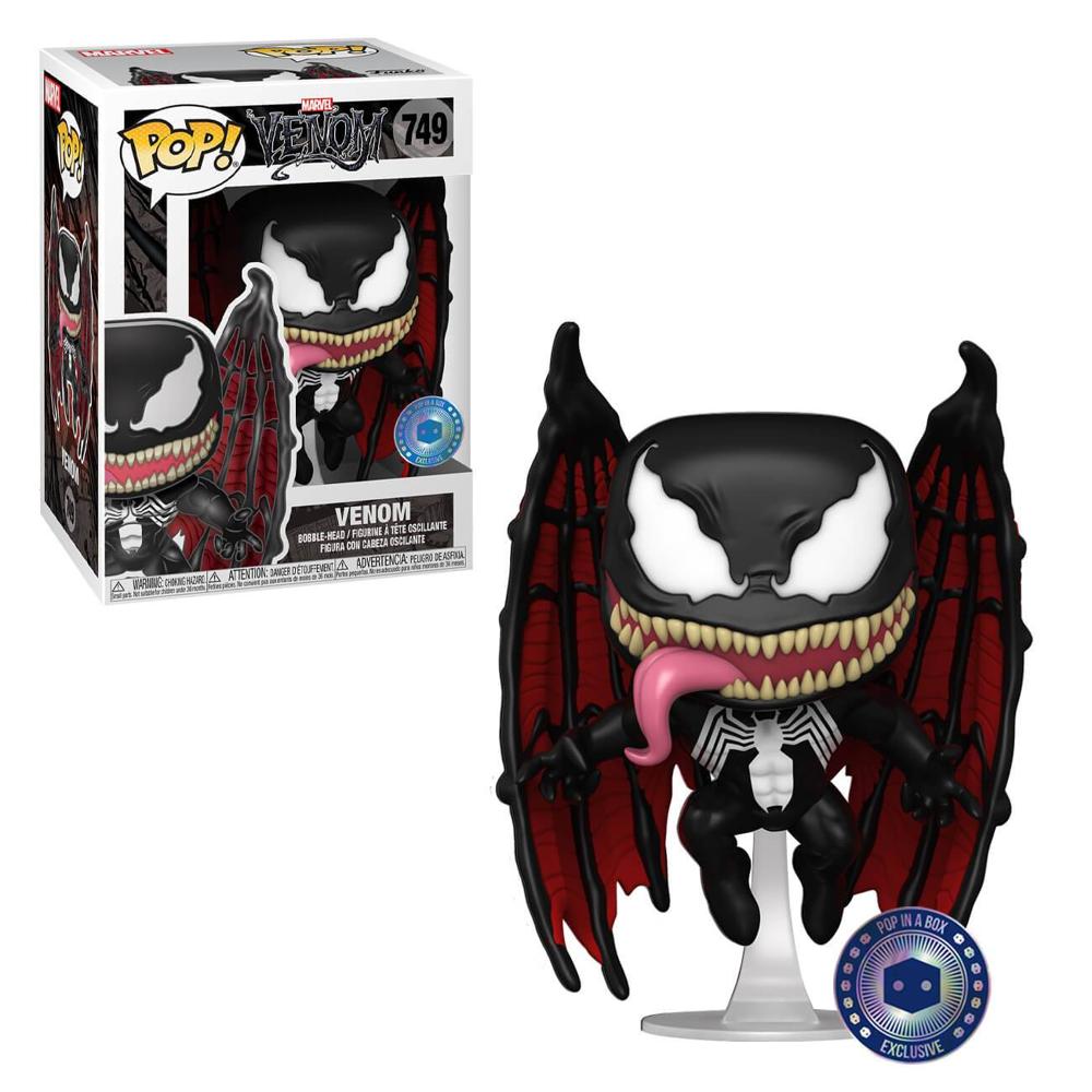 Funko Pop Venom - Venom con Alas exclusivo Pop in a Box 749 - Real Plaza