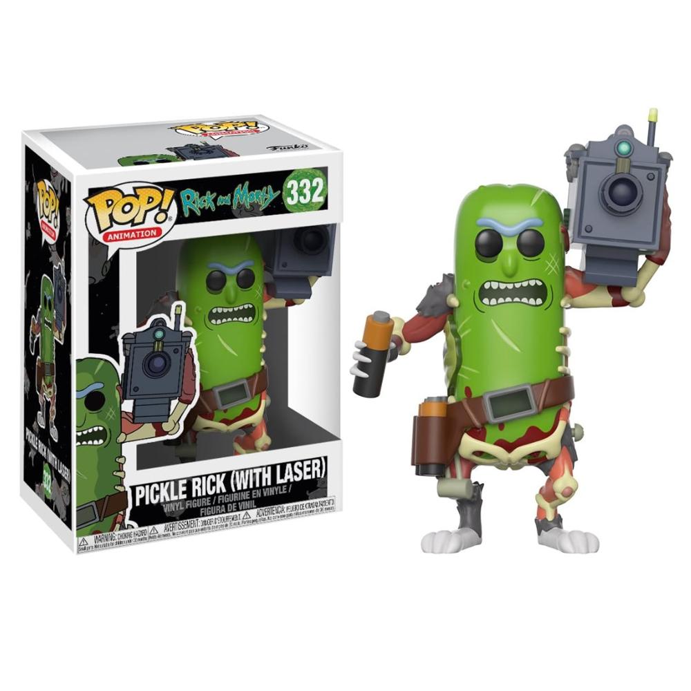 Funko Pop Rick Morty - Rick Pepinillo con Laser 332 - Real Plaza