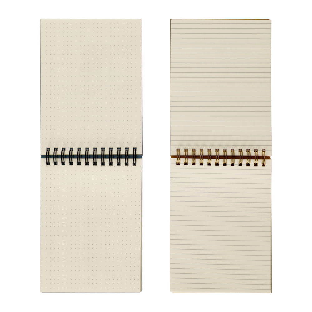 Set 2 Libretas Espiral 80 Hojas c/u con Puntos y Líneas 11 x 16 cm ...
