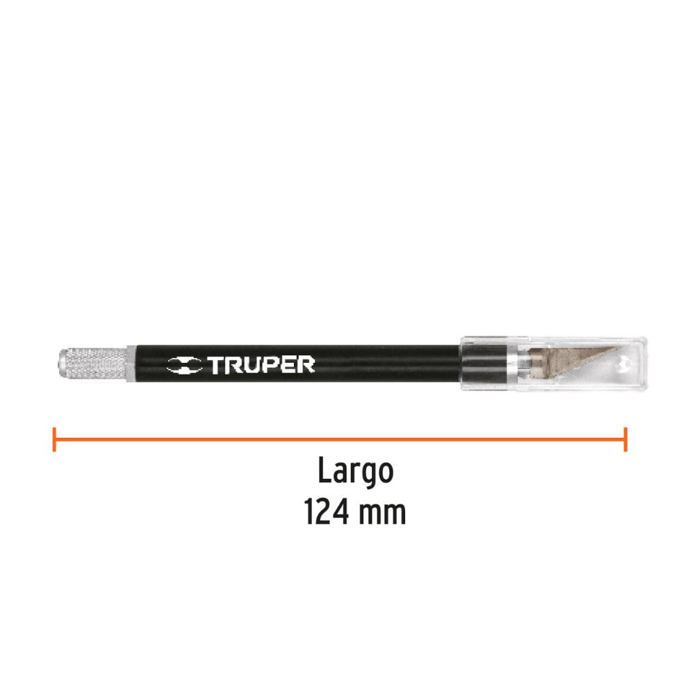 Cutter cuchilla exacto profesional precisión hobby, Truper 6 Piezas ...