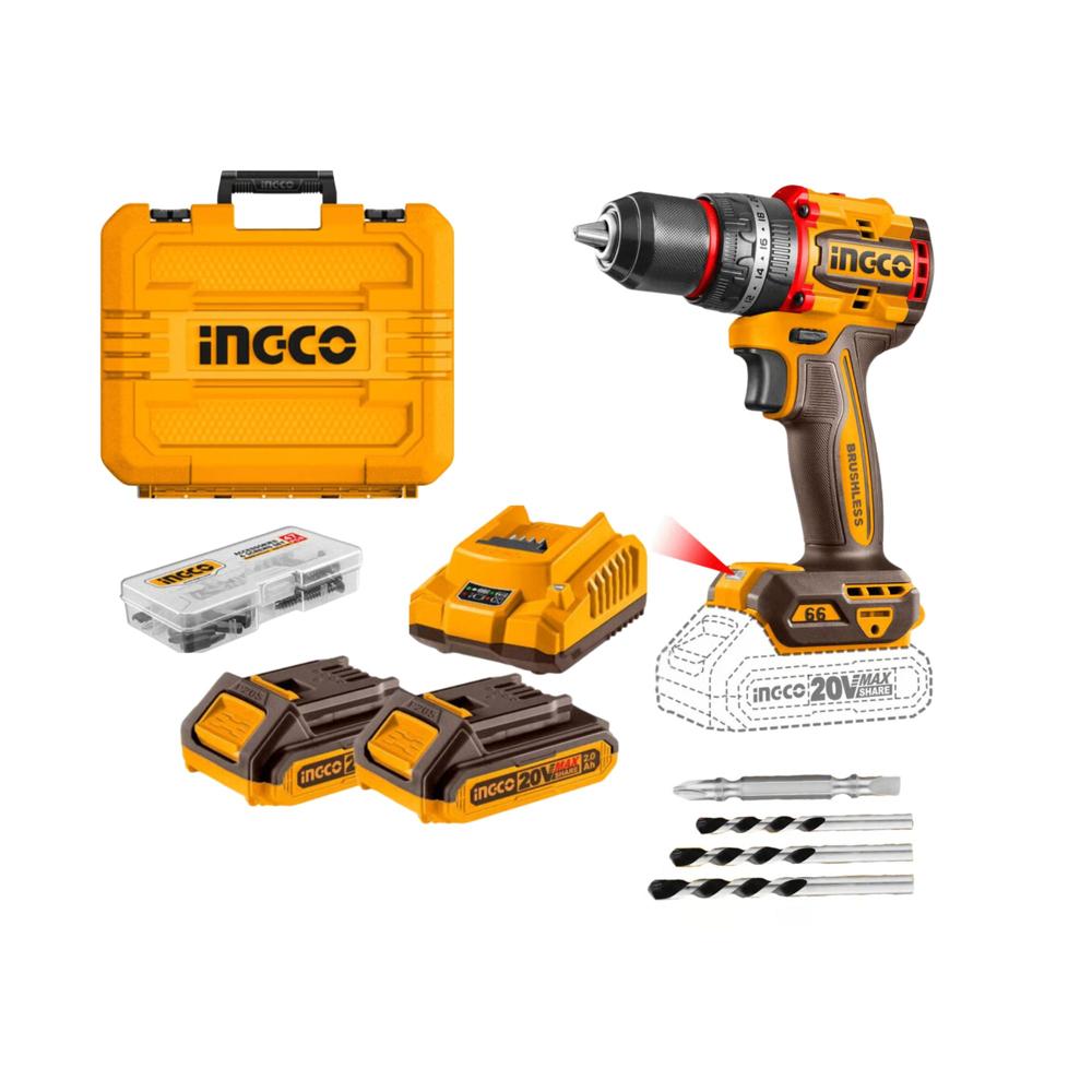 Taladro Brushless Ingco cidli20558 | Percutor potente - Real Plaza