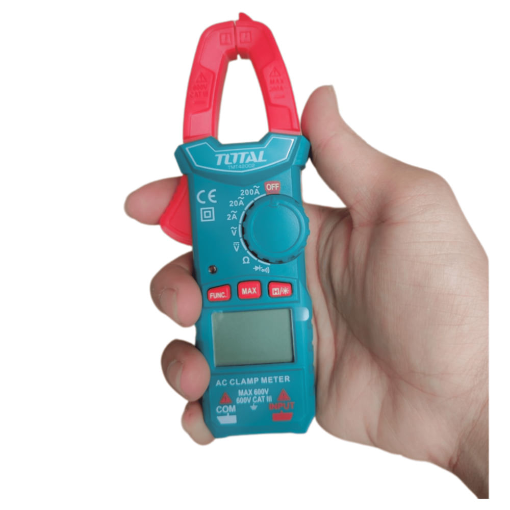 Pinza Amperimetrica AC 200A Total TMT42002 - Real Plaza